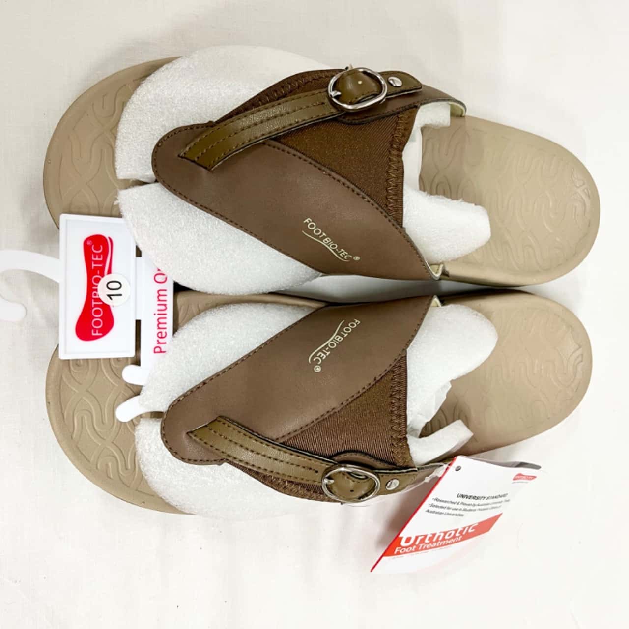 FootBio-Tec orthotic Foot Treatment Size 10 Chestnut (s)