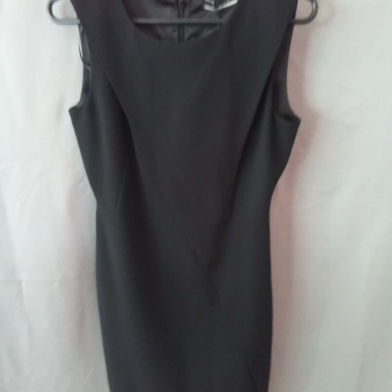 REDUCED WAS $38 NOW $15 Basque Ladies Black Sleeveless Shift Dress Size ...