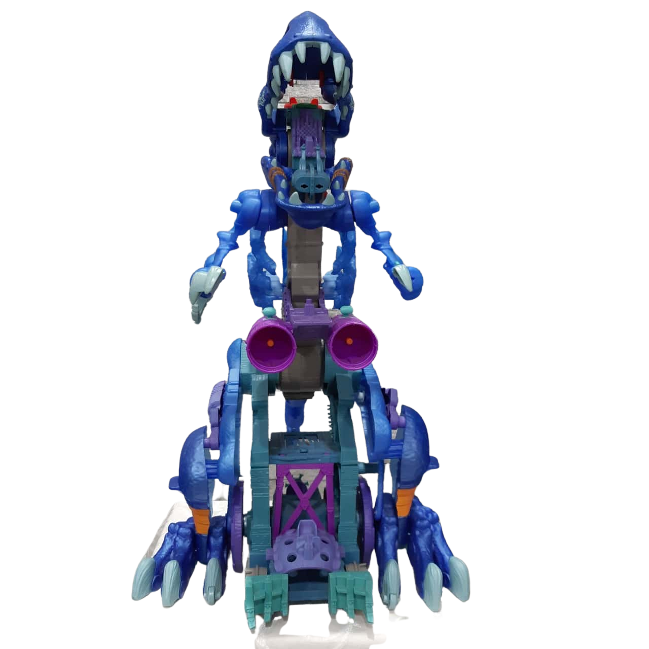 Huge Fisher-Price Imaginext Ultra Ice Blue T-Rex Dinosaur