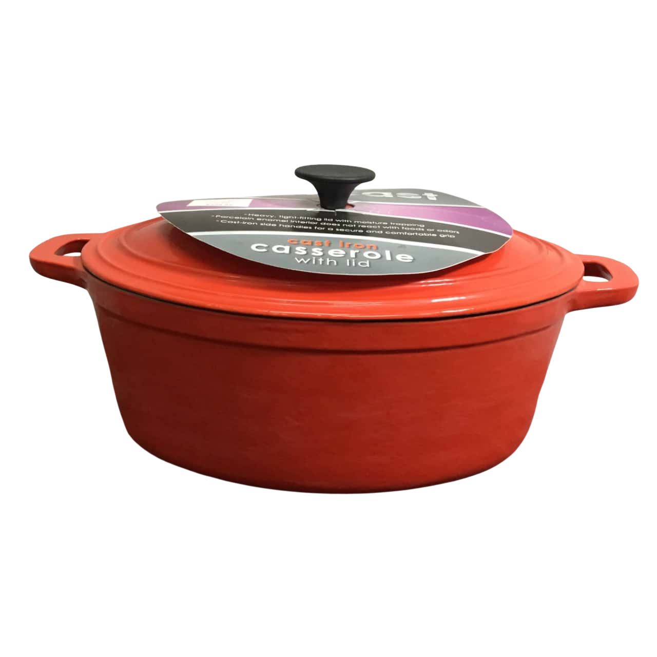 Tuff Cast Cast Iron Casserole With Lid(s) - New With Tags | Salvos Stores
