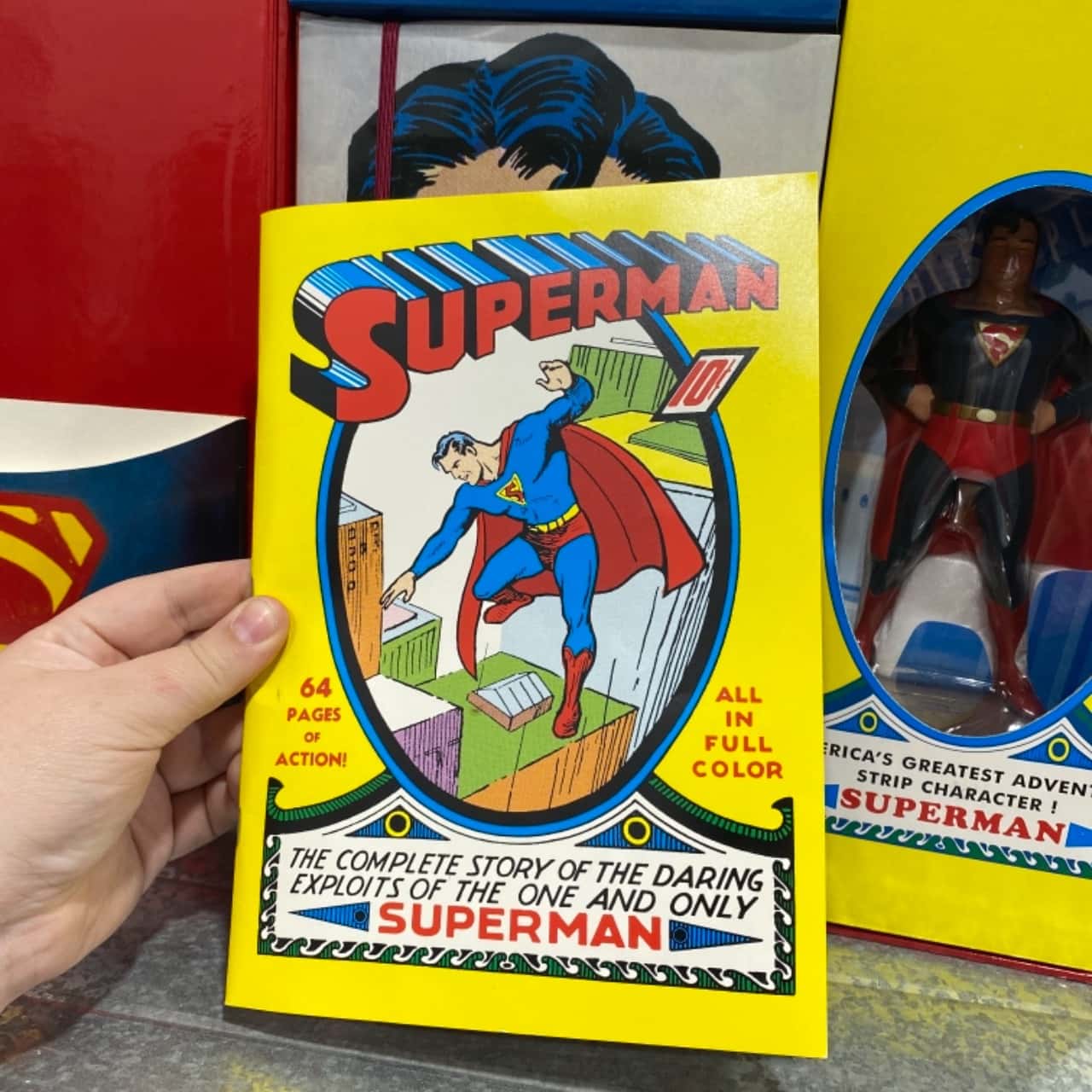 Super man Masterpiece Edition Includes: Hardcover Book, Comic Book and ...