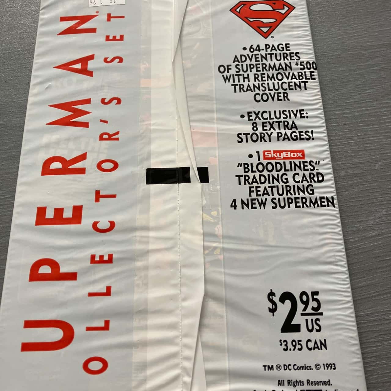 The adventures of Superman #500 back from the dead 1993 sealed
