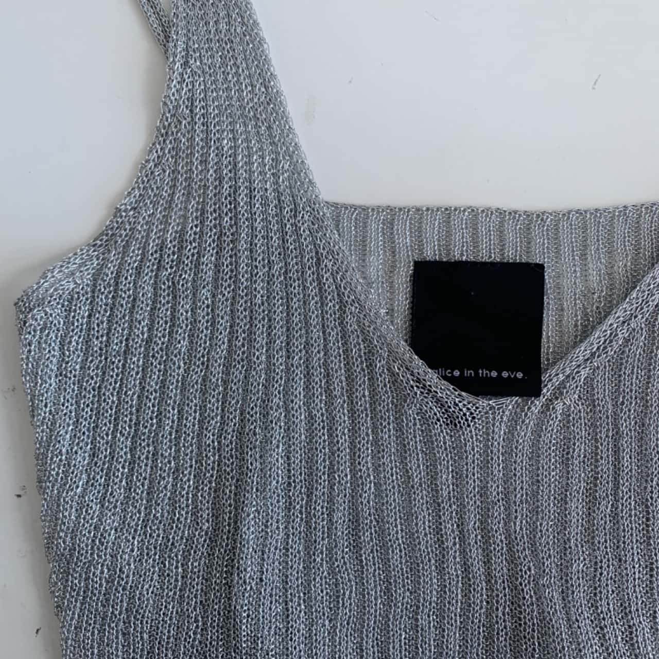 Alice In The Eve Small Silver Singlet(s)