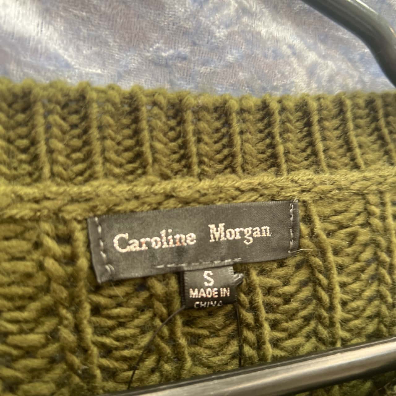 Caroline Morgan Size S Olive Jumper