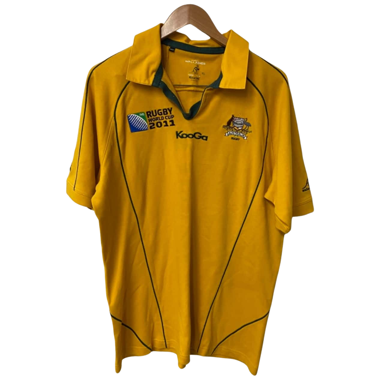 KooGa Mens Size XL Yellow Wallabies Shirt(s)