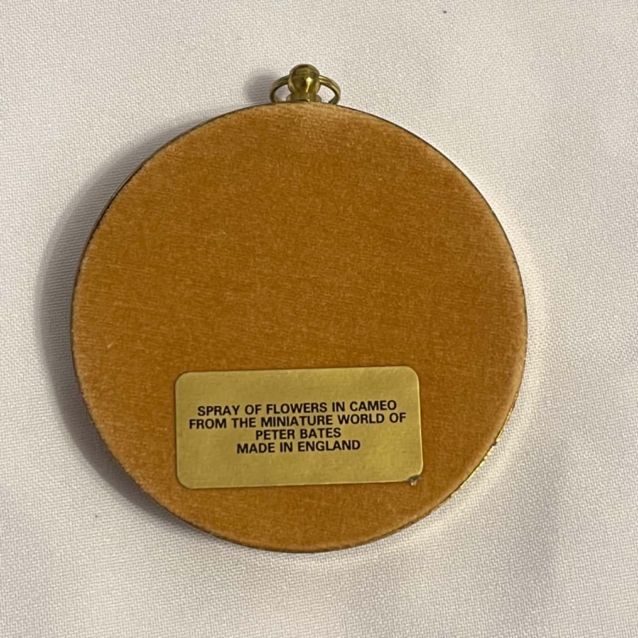 Spray of Flowers in Cameo From The Miniature World of Peter Bates in Box(s)