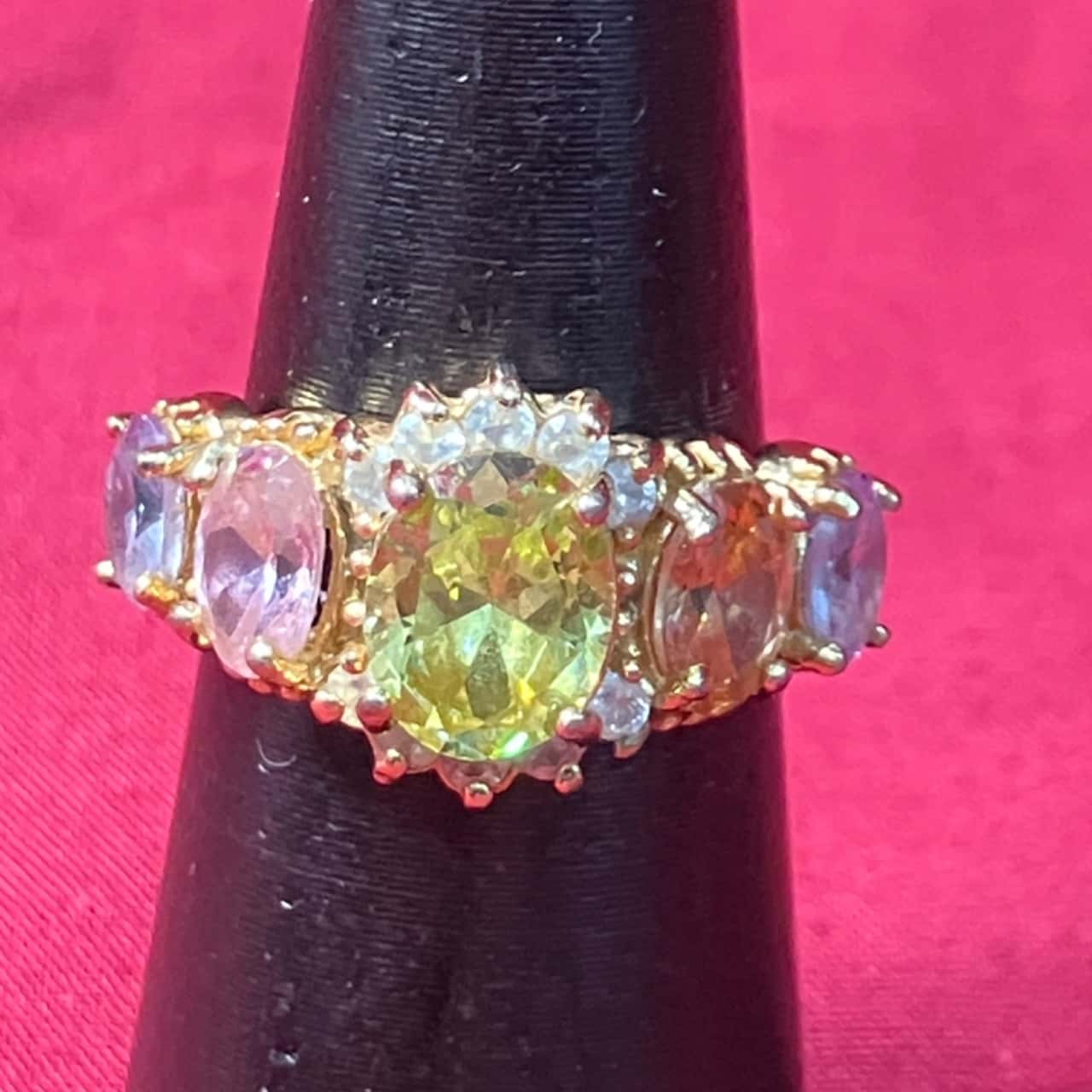 Women's multi coloured Gems Dress Ring (s)