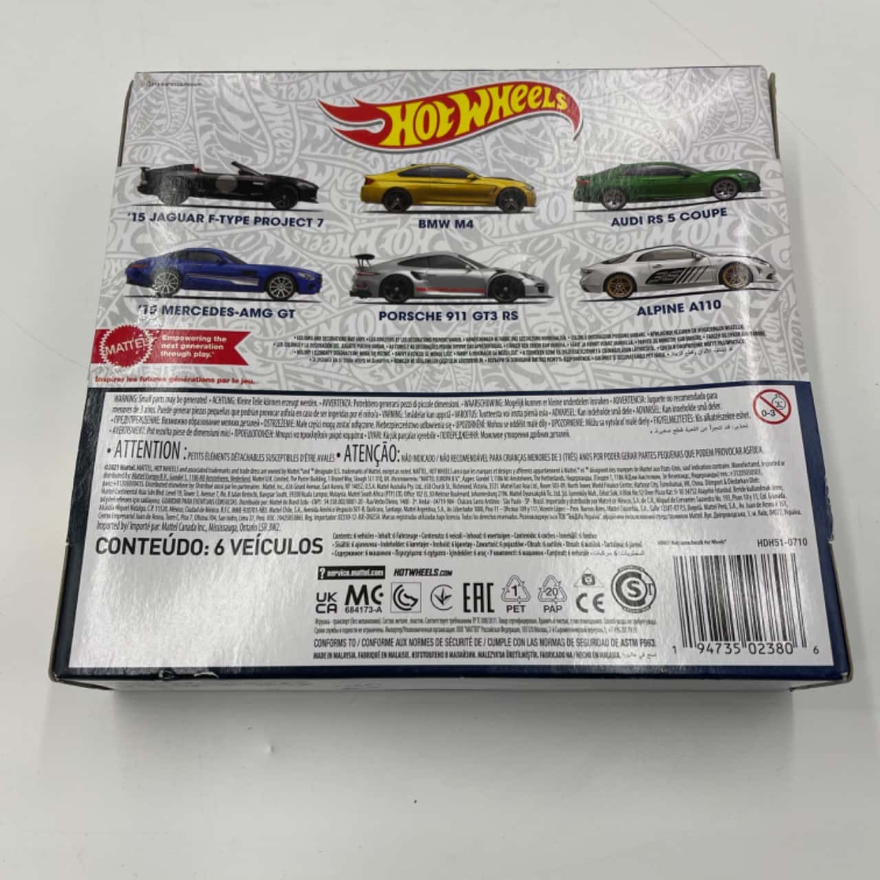 Hot Wheels collection of 6 European cars[B#29](s) - New With Tags ...