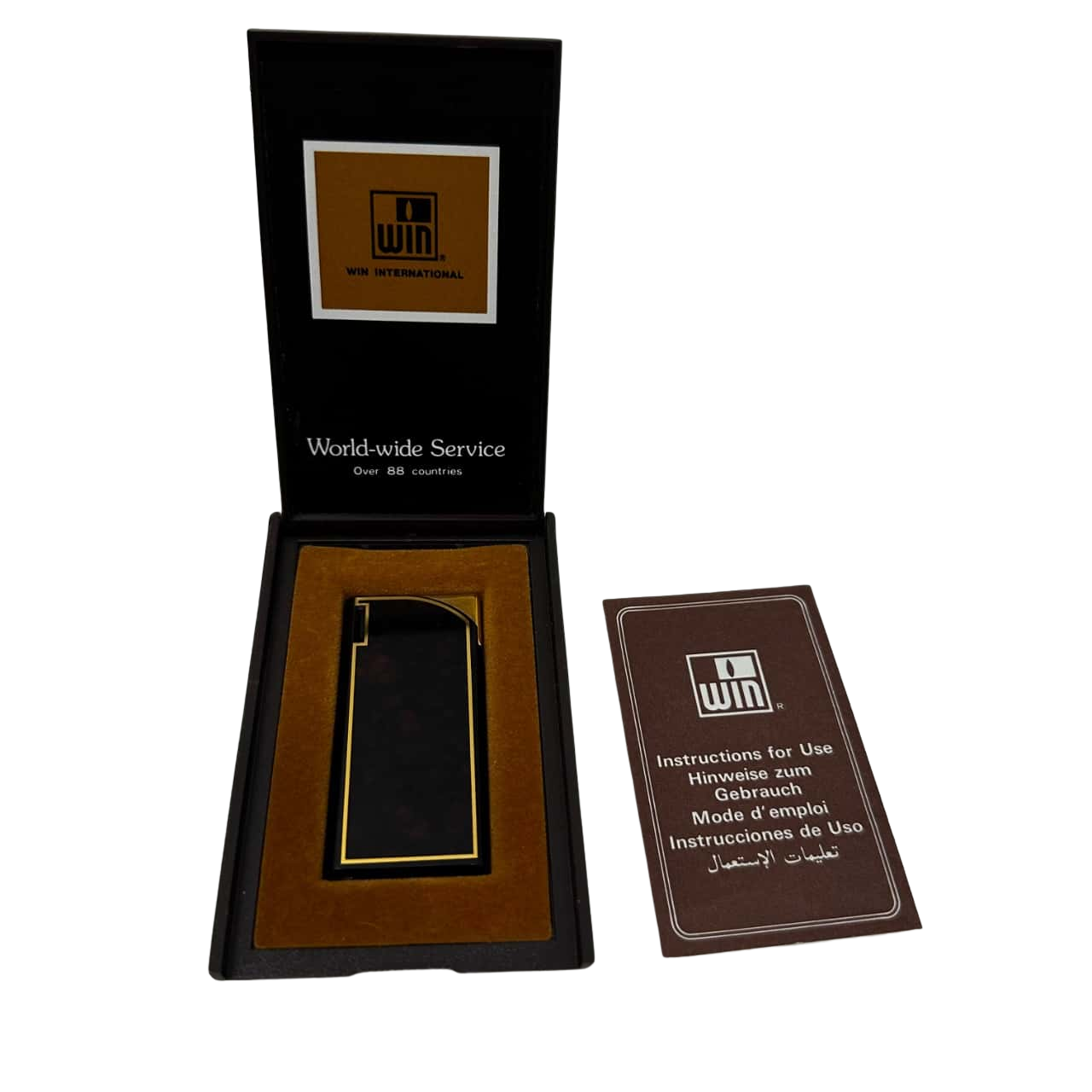 Win International Lighter Brown and Gold(s)