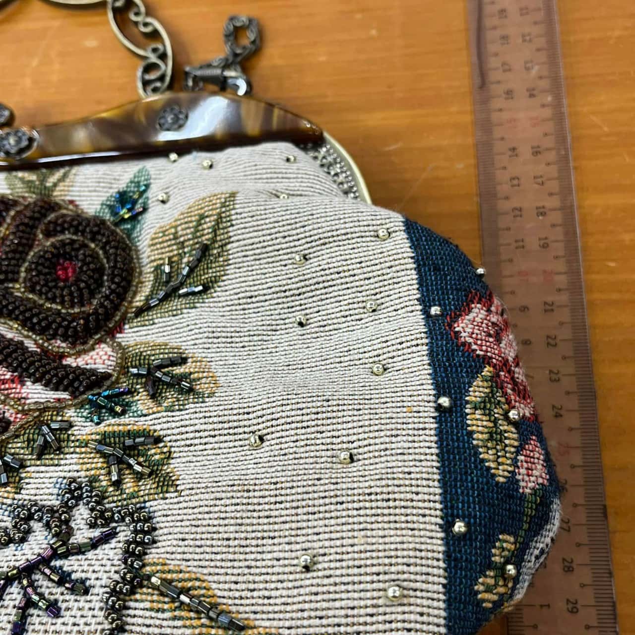 Butler and Wilson Tapestry and Beaded Womens Handbag WOW(s)