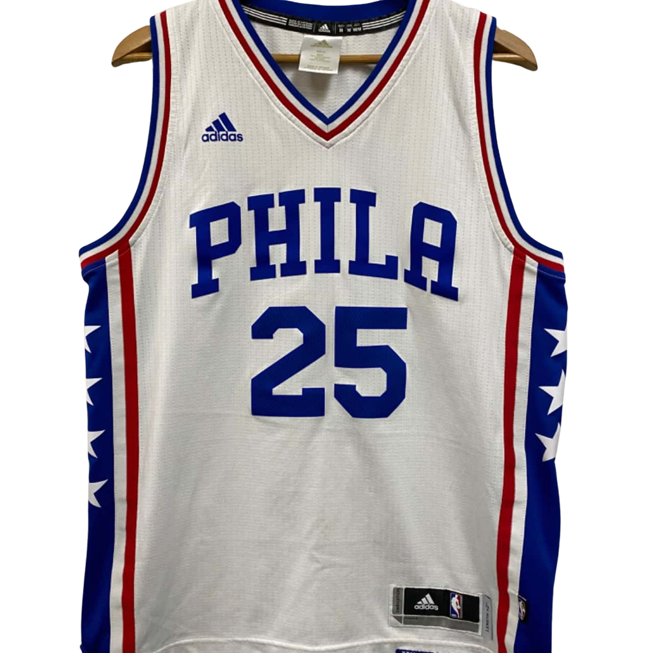 Adidas Mens basketball singlet Size M Blue / Red / White (s)