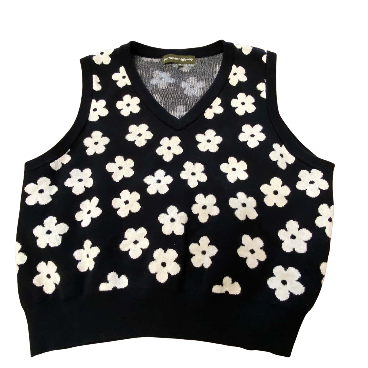Princess Highway Size 18 Vest Black/White (s)