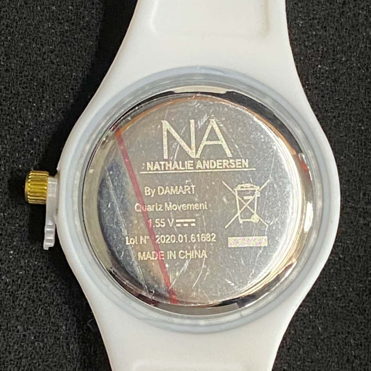 Nathalie Anderson Watch With Swarovski Crystals (s)