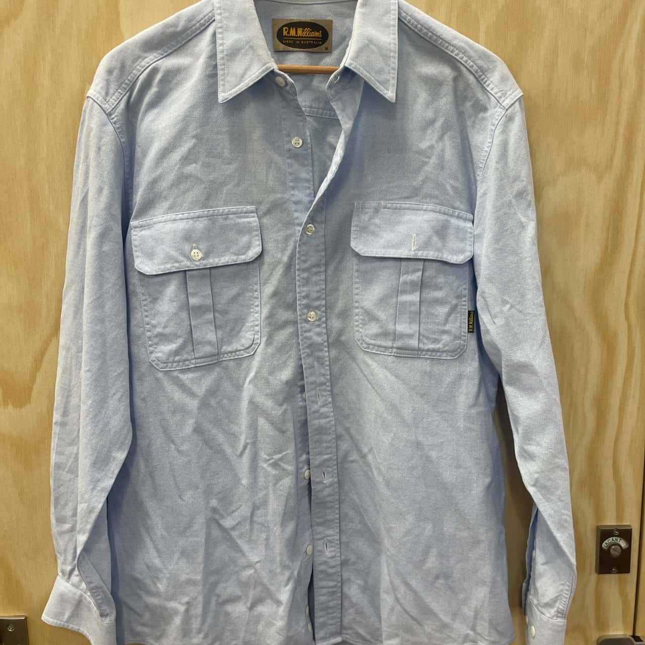 R.M. Williams Blue Grazier shirt Size M(s)
