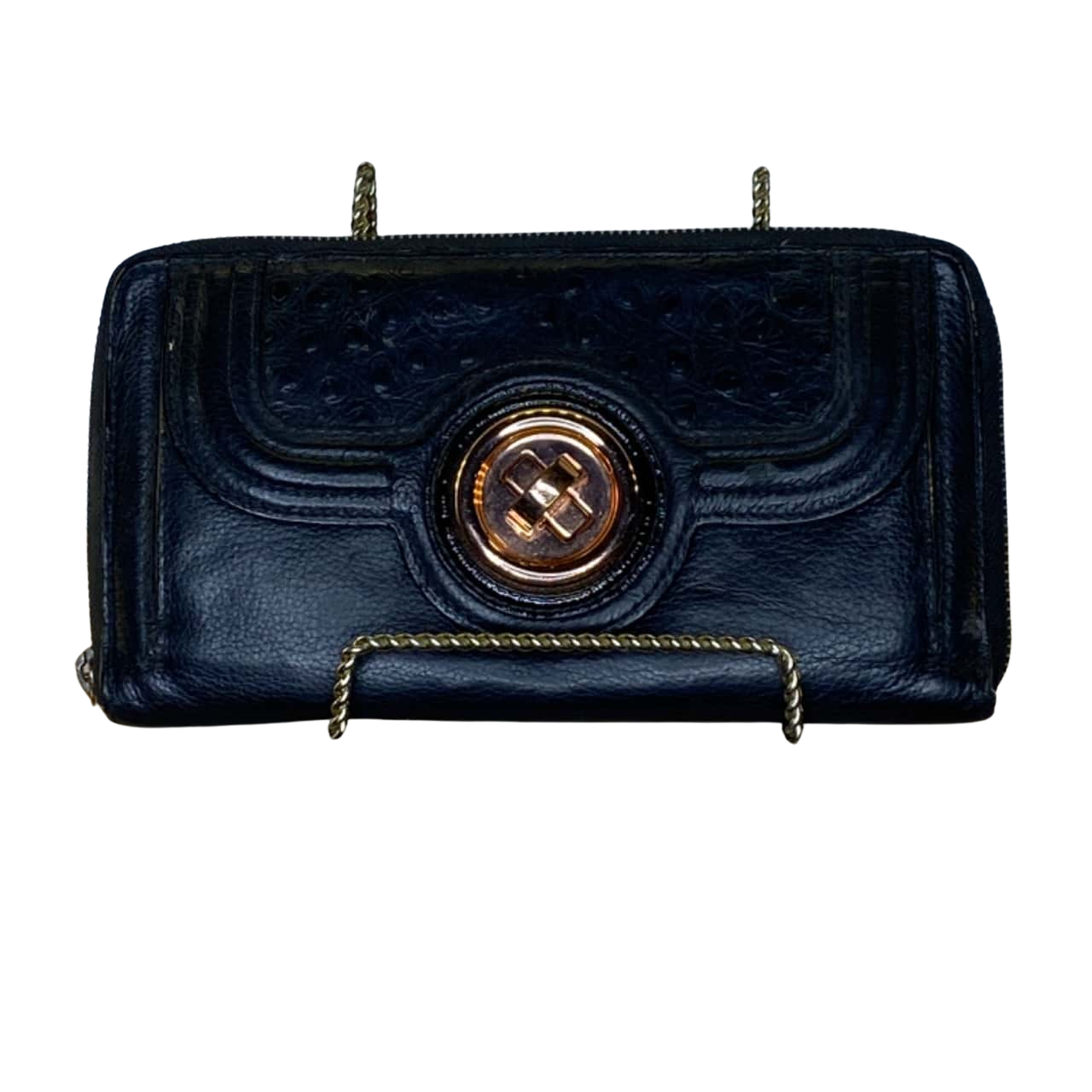 Mimco Womens Leather Purse Black (s)