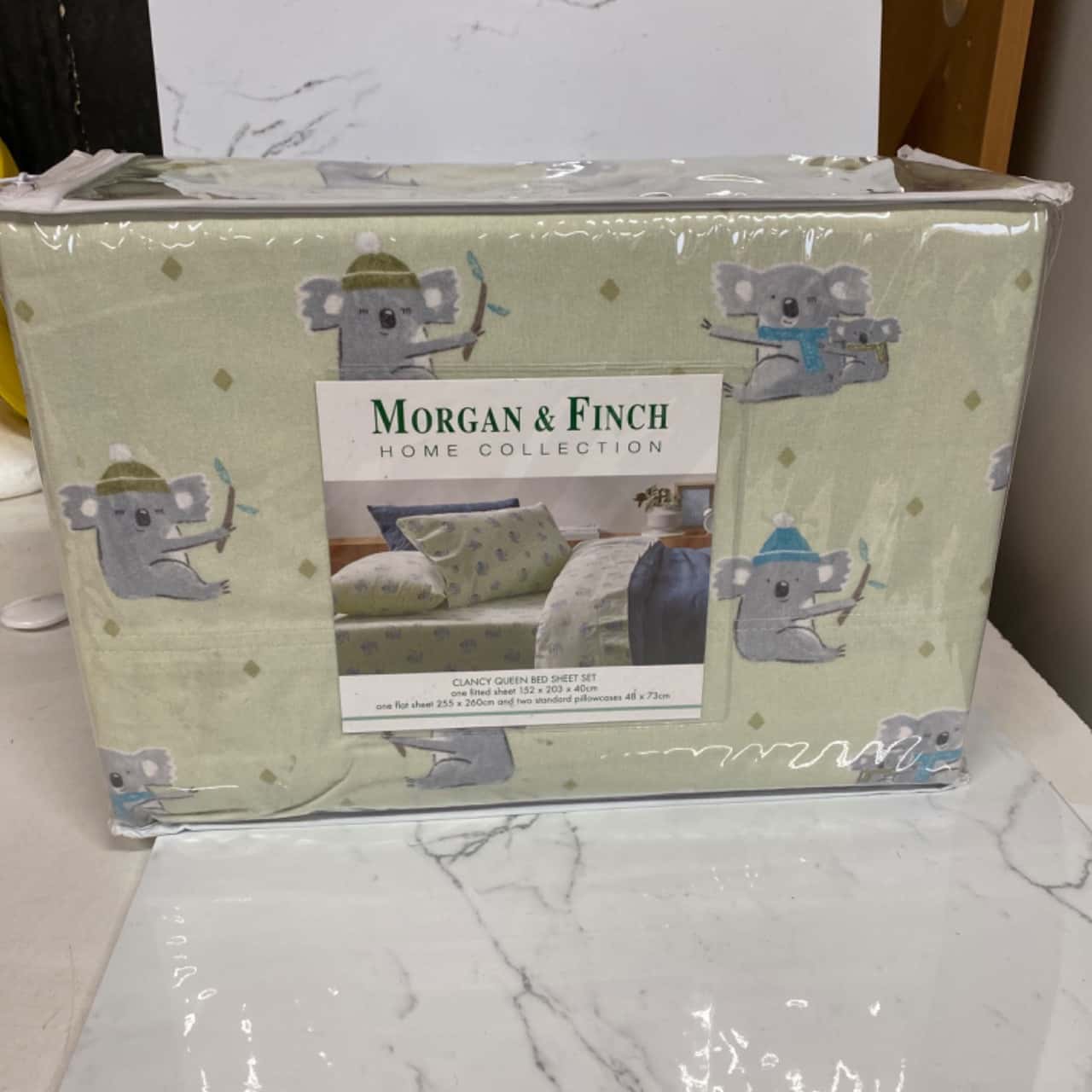 Morgan and finch queen flannelette sheet(s)