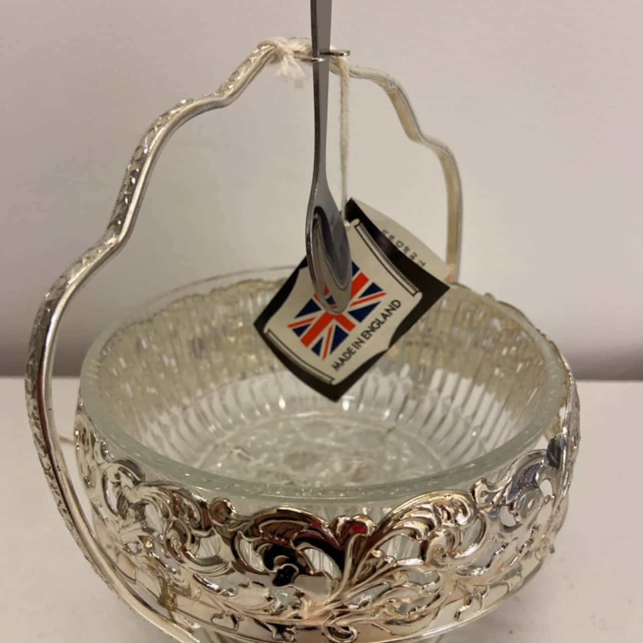 Queen Anne Vintage Jam dish with spoon