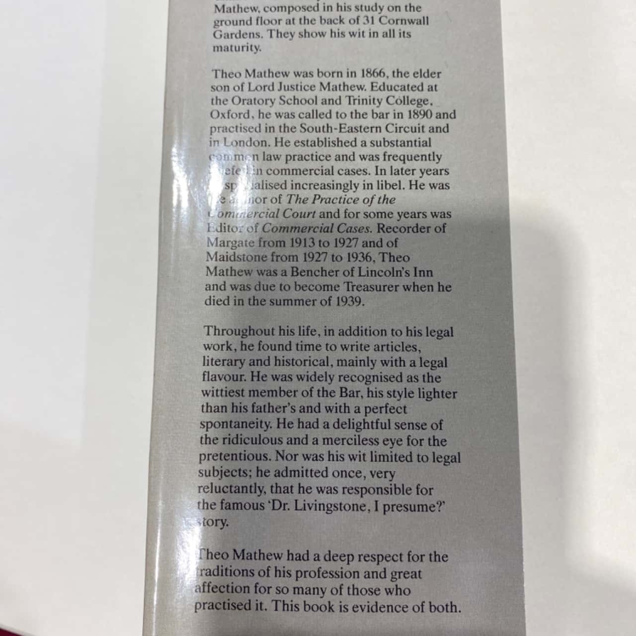 Forensic fables by O(s)