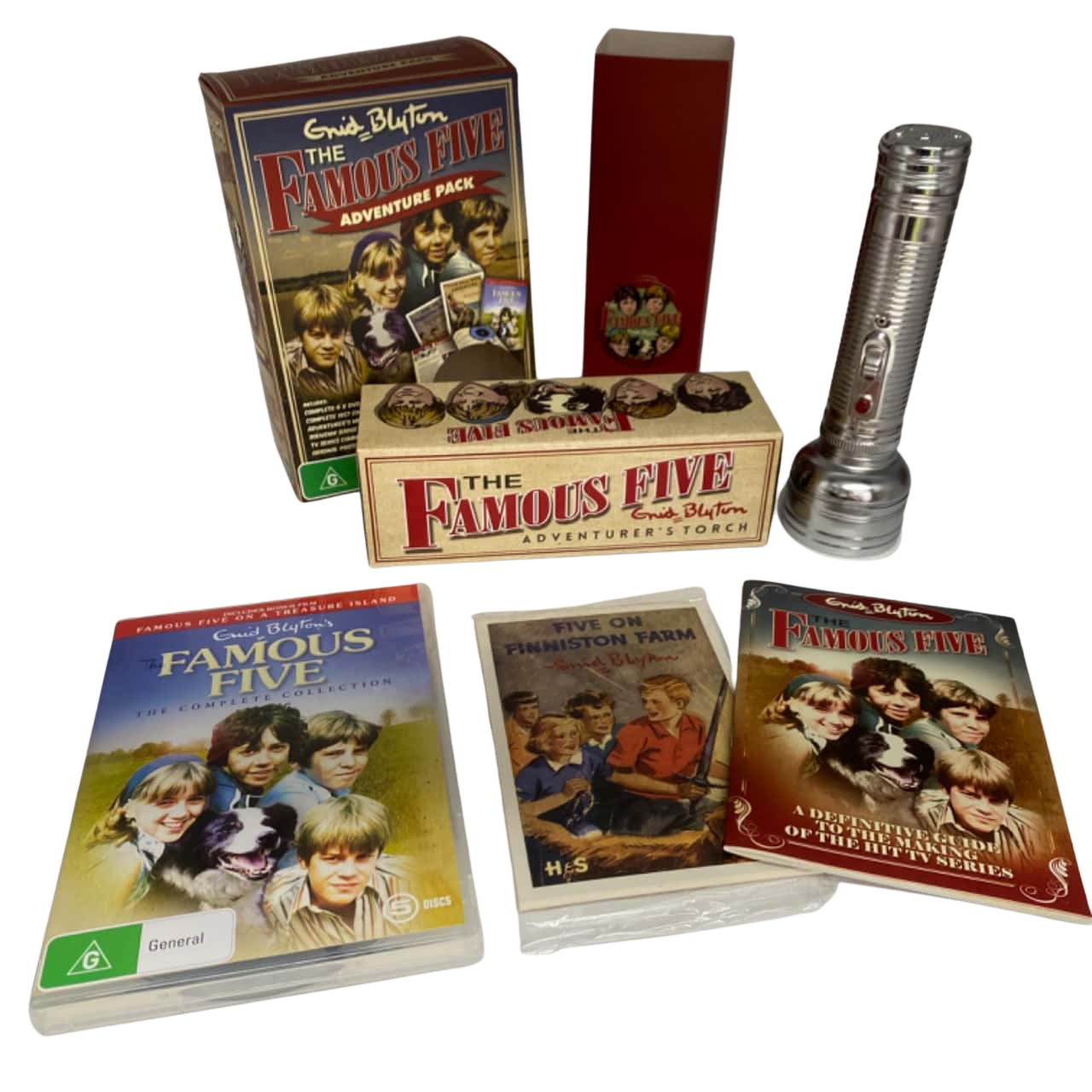 Enid Blyton Box Set The Famous Five Adventure Pack Contains 5 DVDs ...