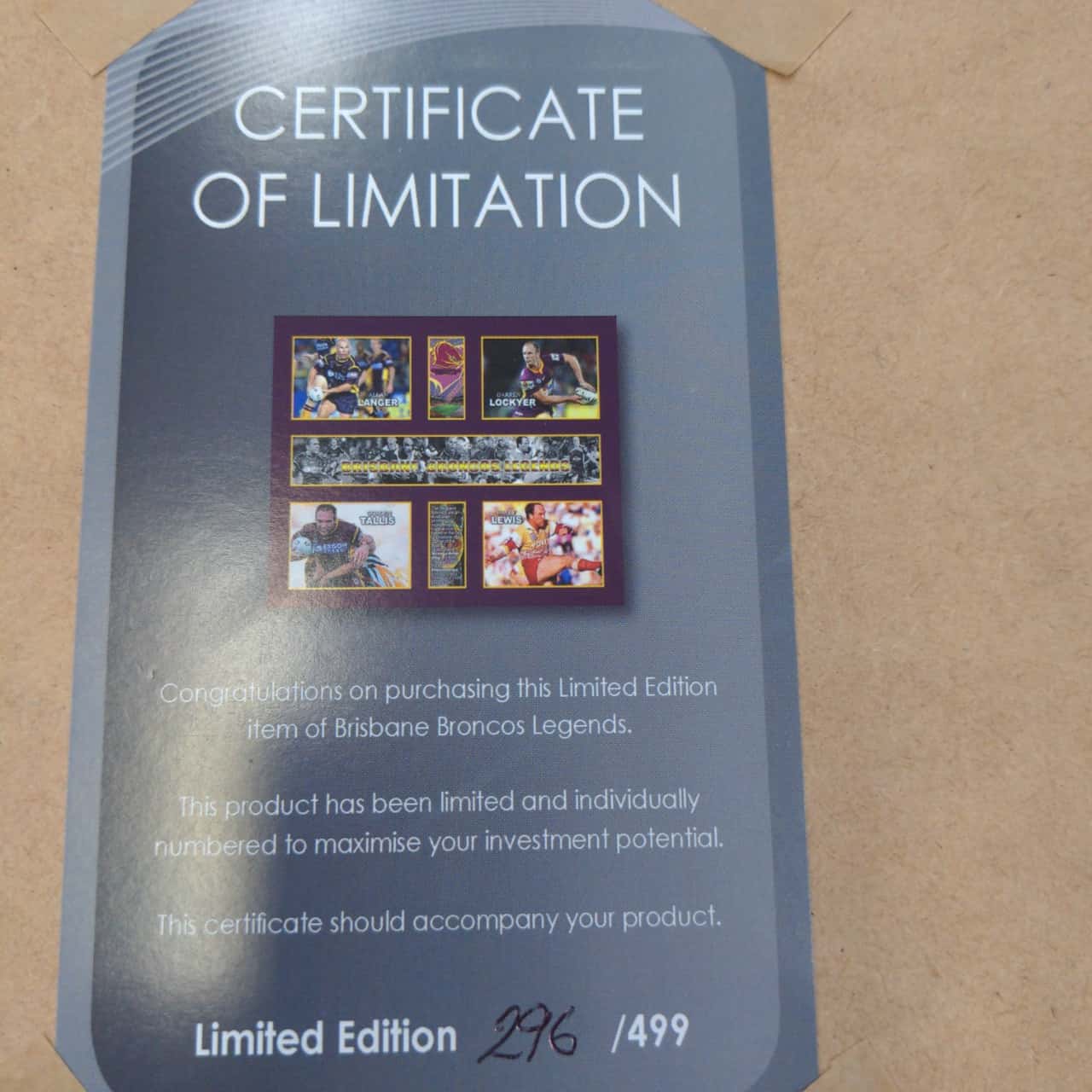 Brisbane Broncos Legends NRL(s)