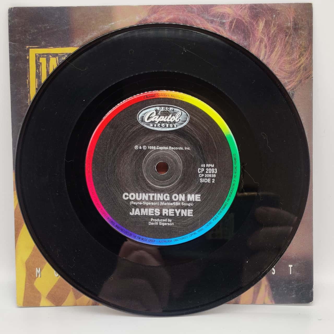 7" Single Vinyl Record - James Reyne - Motor's Too Fast(s)