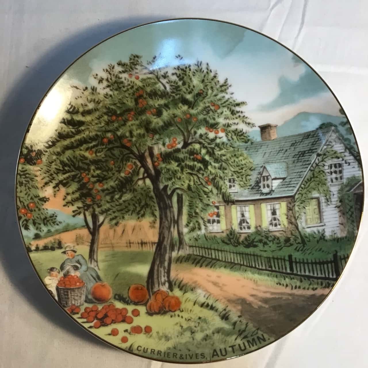 “Reduced” Set of 4 Season Vintage Bond International Plates 1986(s)