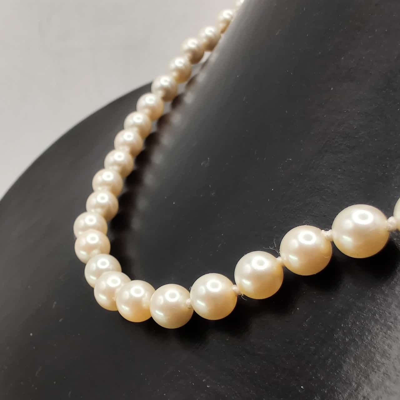 Izumi Cultured Pearls In Original Box Circa 1960's - 40cm length(s)