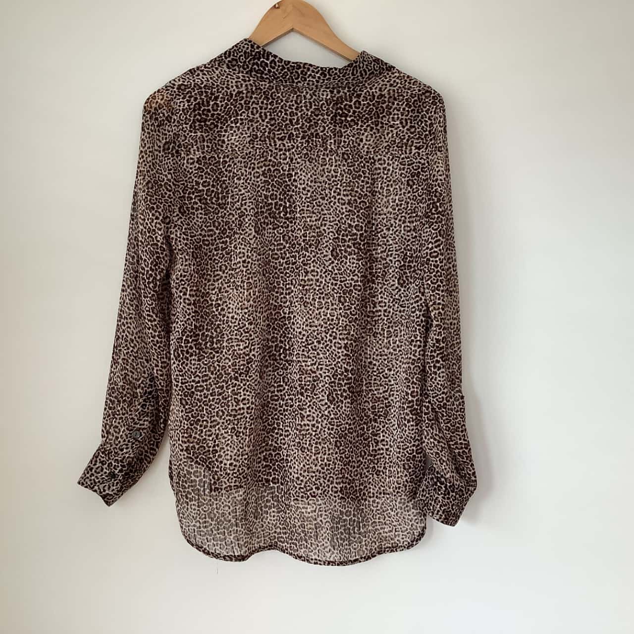 Perri Cutten, Animal Print Shirt. Size 10