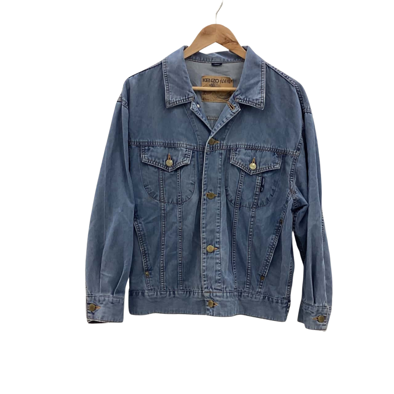 Kenzo Jeans by Kenzo Japan Womens Size L Denim Jacket (As Is- Stain on ...