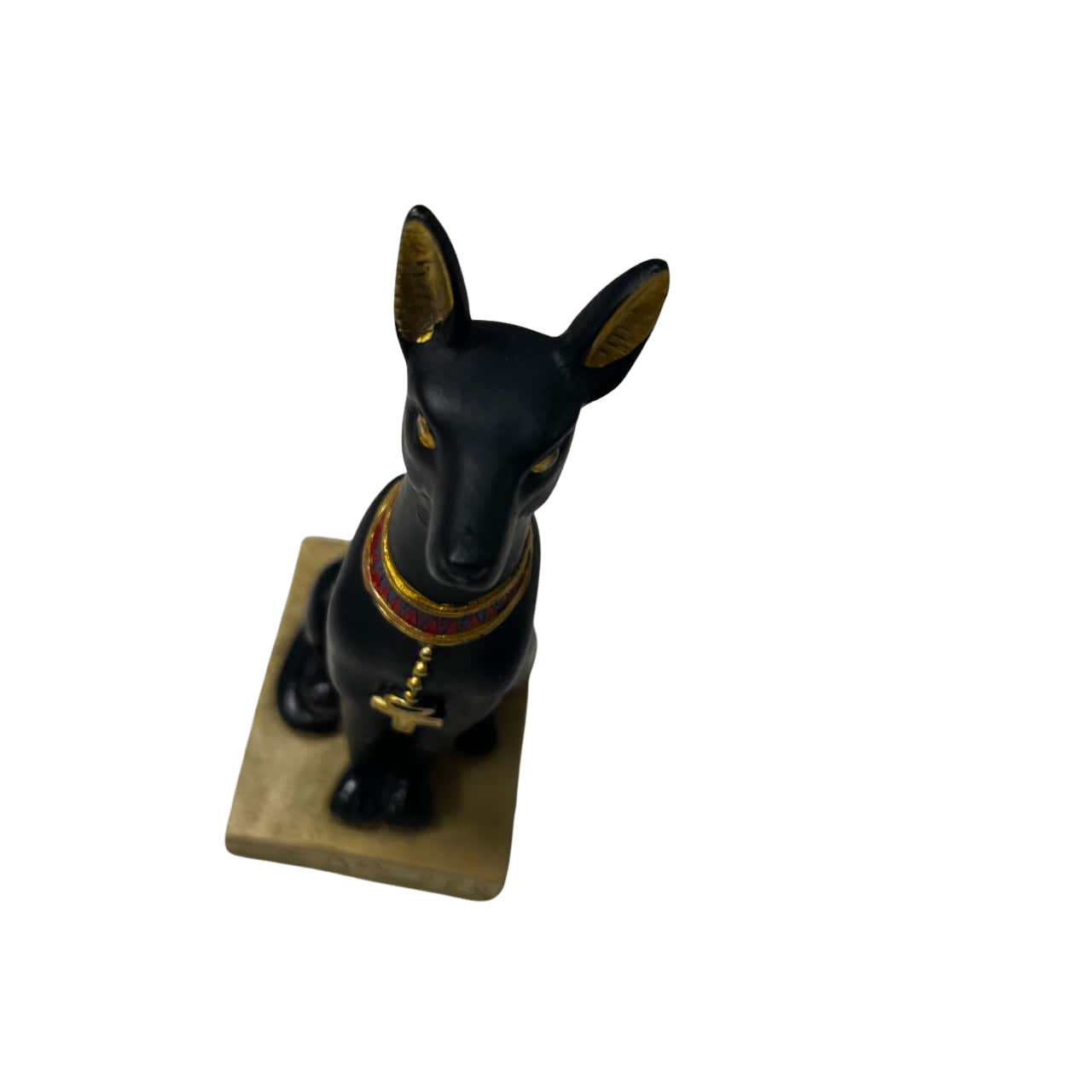 Ebros Ancient Egyptian Sitting Anubis in Jackal Dog Form Statue