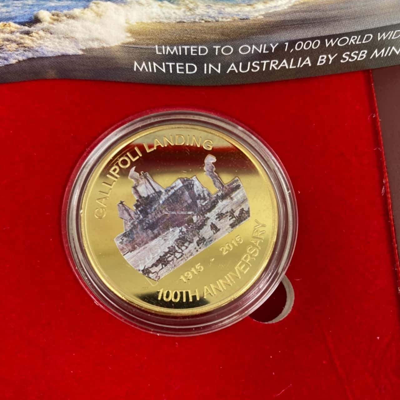 Gallipoli Landing Coin 1919 - 2015(s)