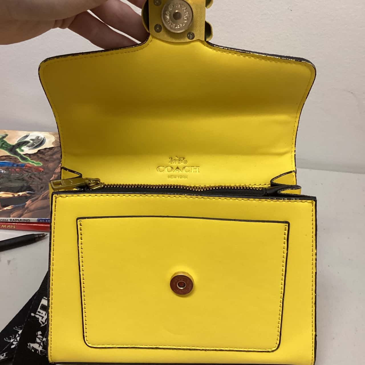 Coach Purse Yellow