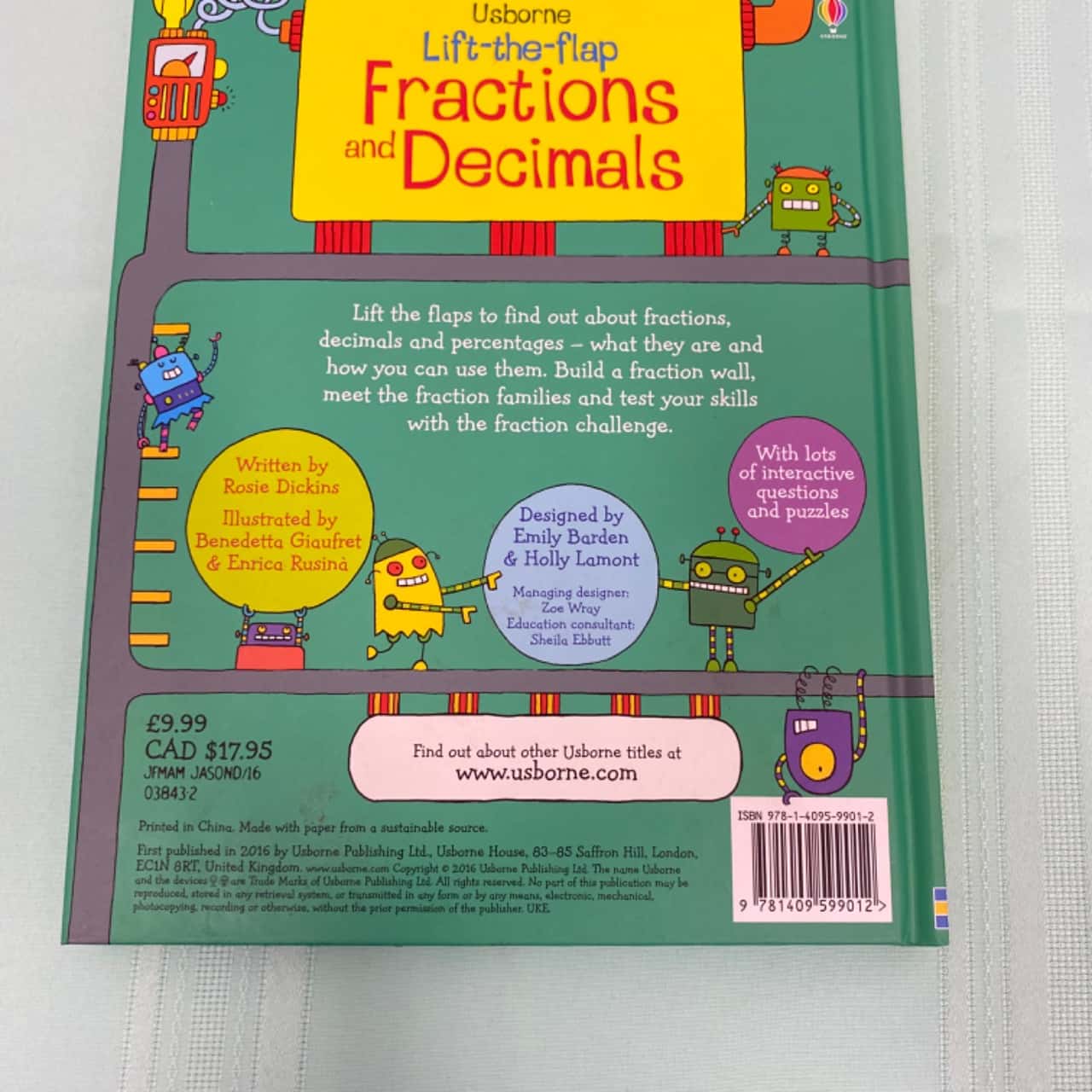 Lift the flap Fractions and Decimals