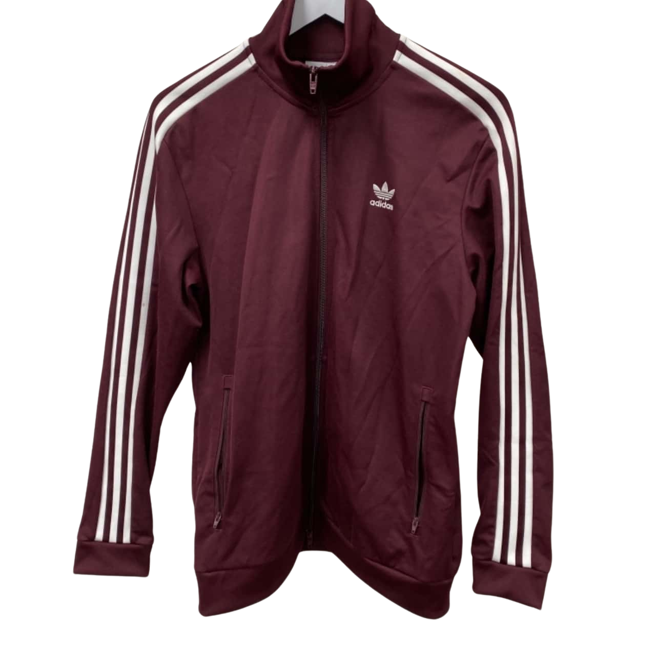 Adidas Mens Size L / XL Front Zipper Maroon Jacket(s)