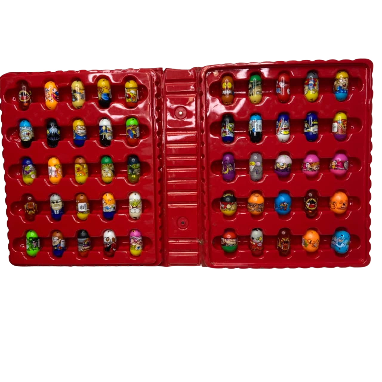 Mighty Beanz Bundle With Red Carry Case