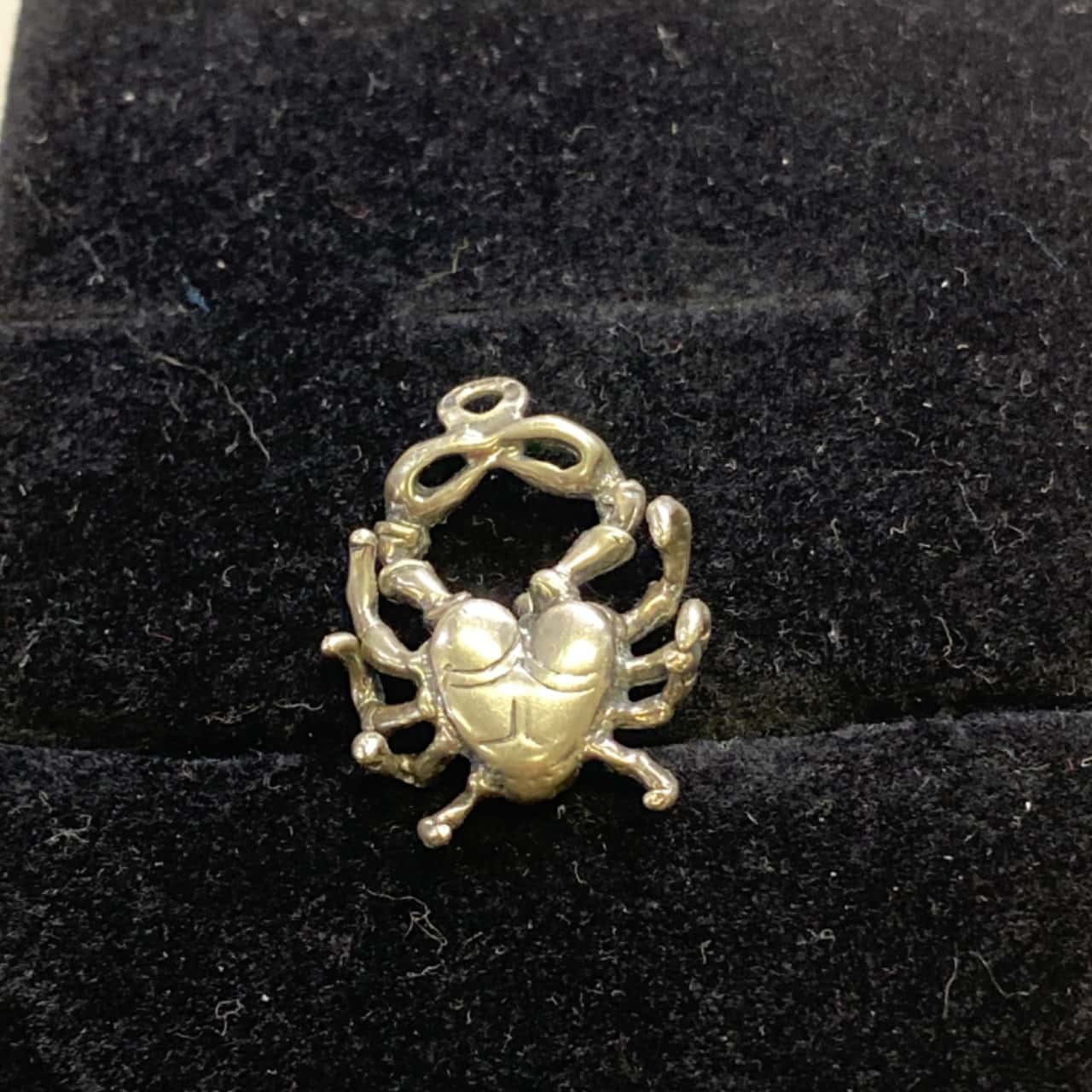 Silver Zodiac Cancer Pendant (s)