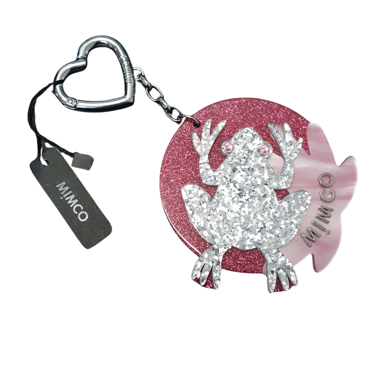 Mimco Azureus Keyring Pink / Silver (s)