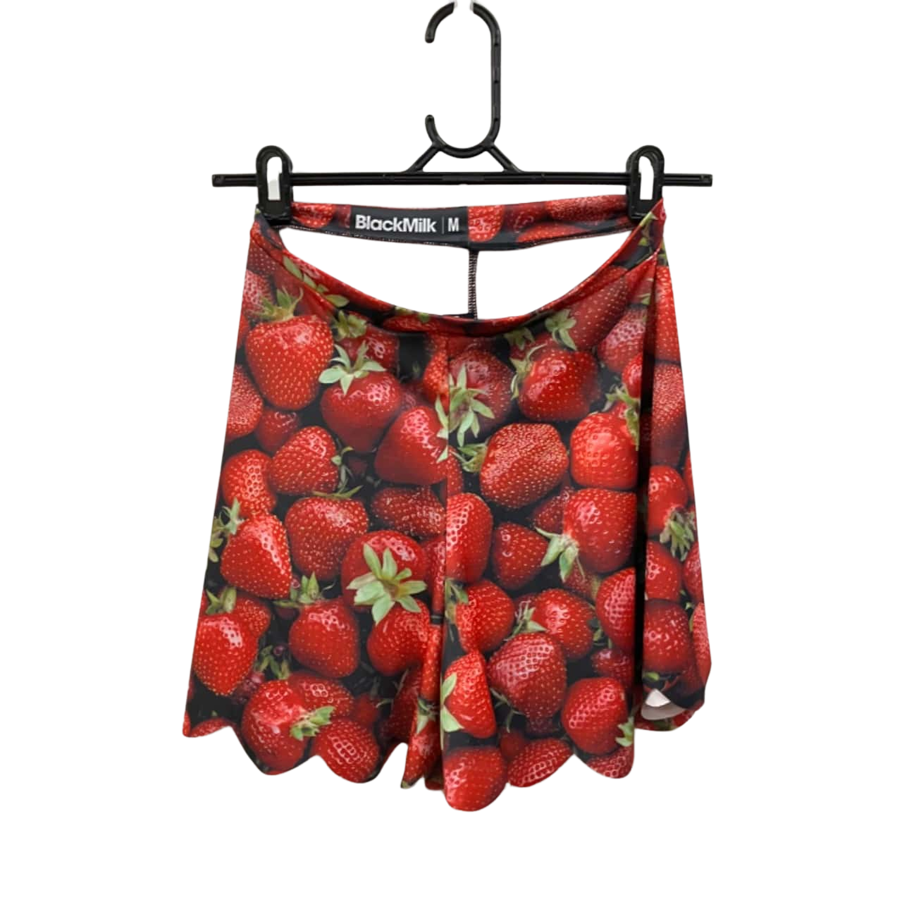 BlackMilk Women’s Strawberry Print Shorts Size M