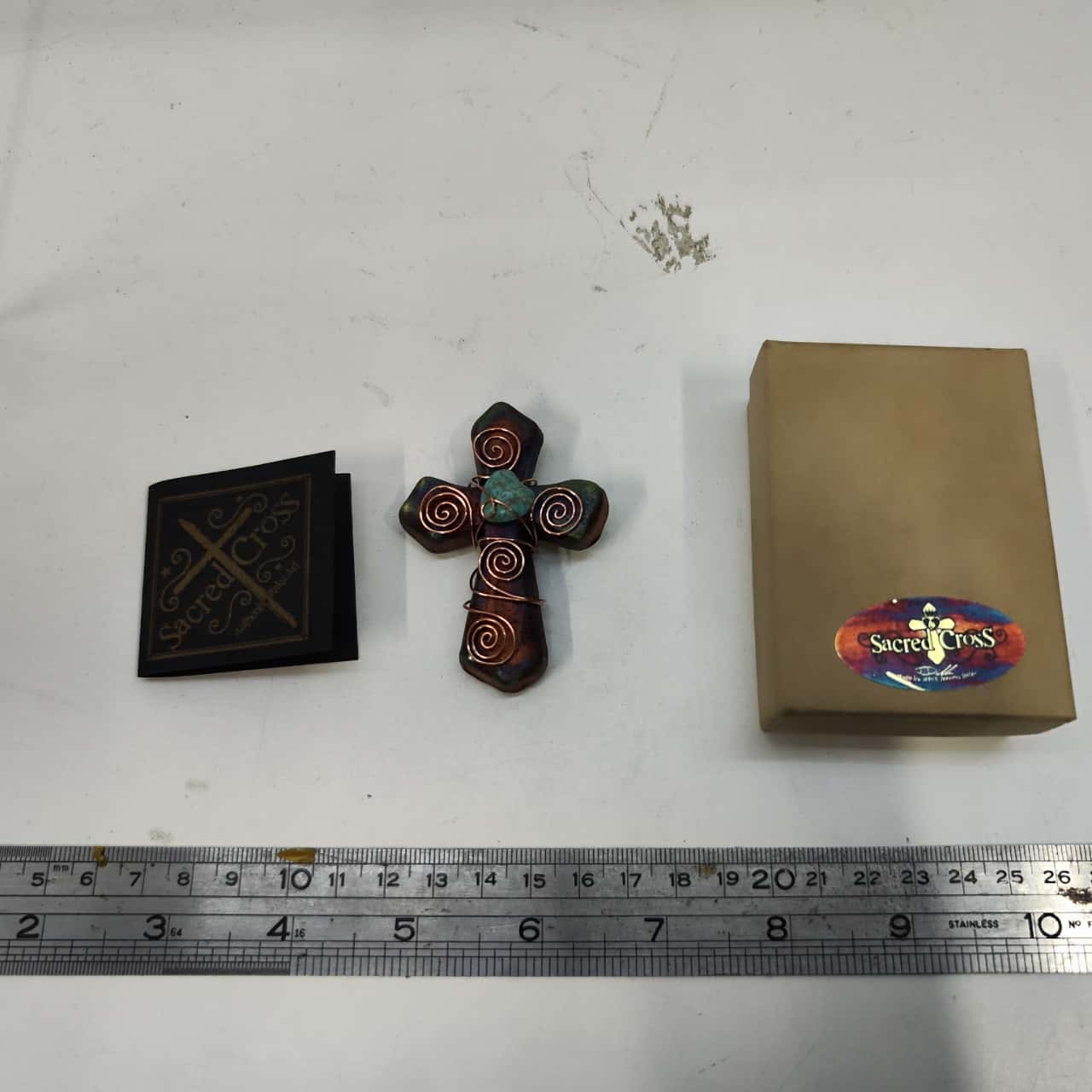 Sacred Cross Raku Crucifix Art Decoration (s)