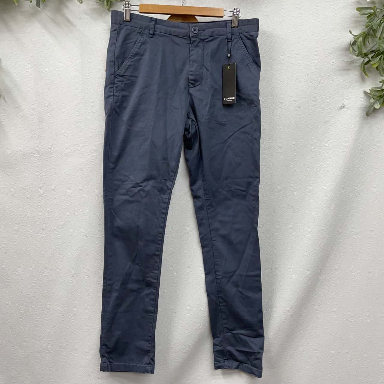 Conner Mens Size 30 Slim Fit Steel/Grey BNWT