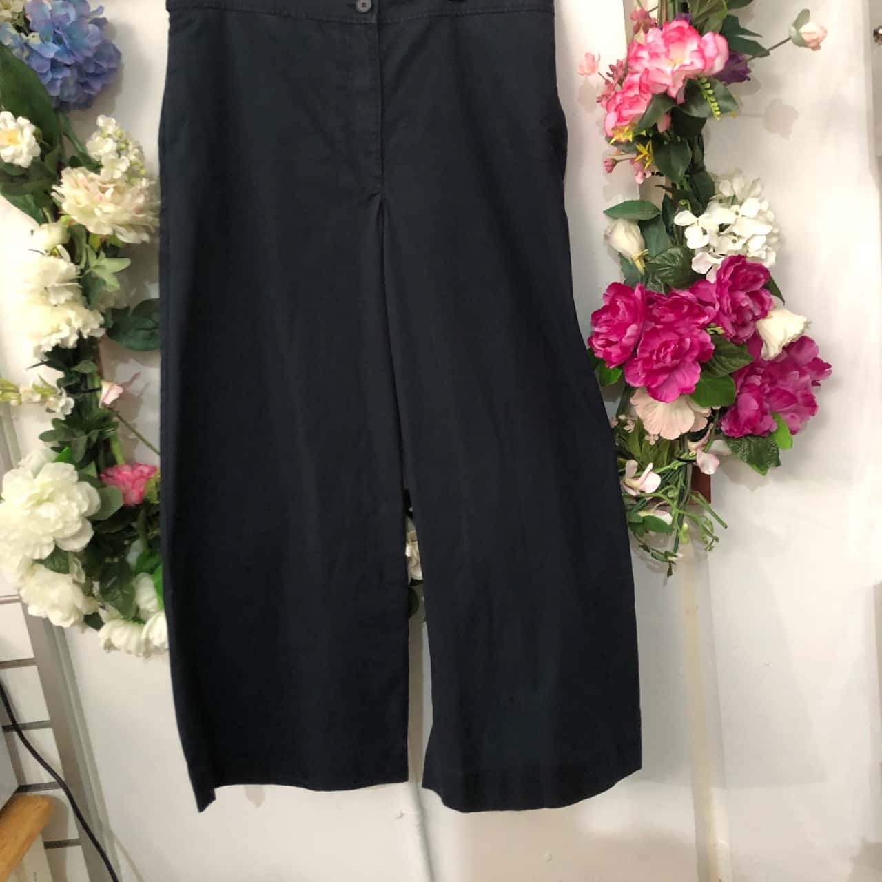 COS Size M Wide Leg Navy Blue