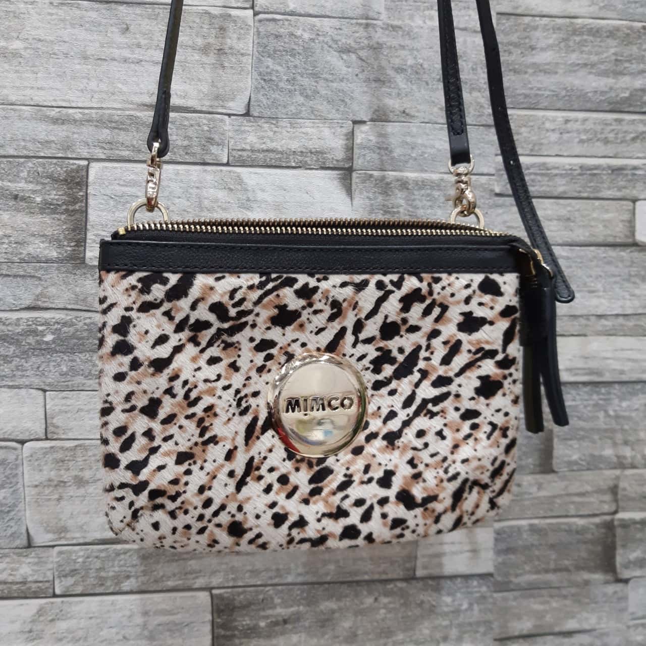 Mimco Womens Cross Body Bag Olive (s)