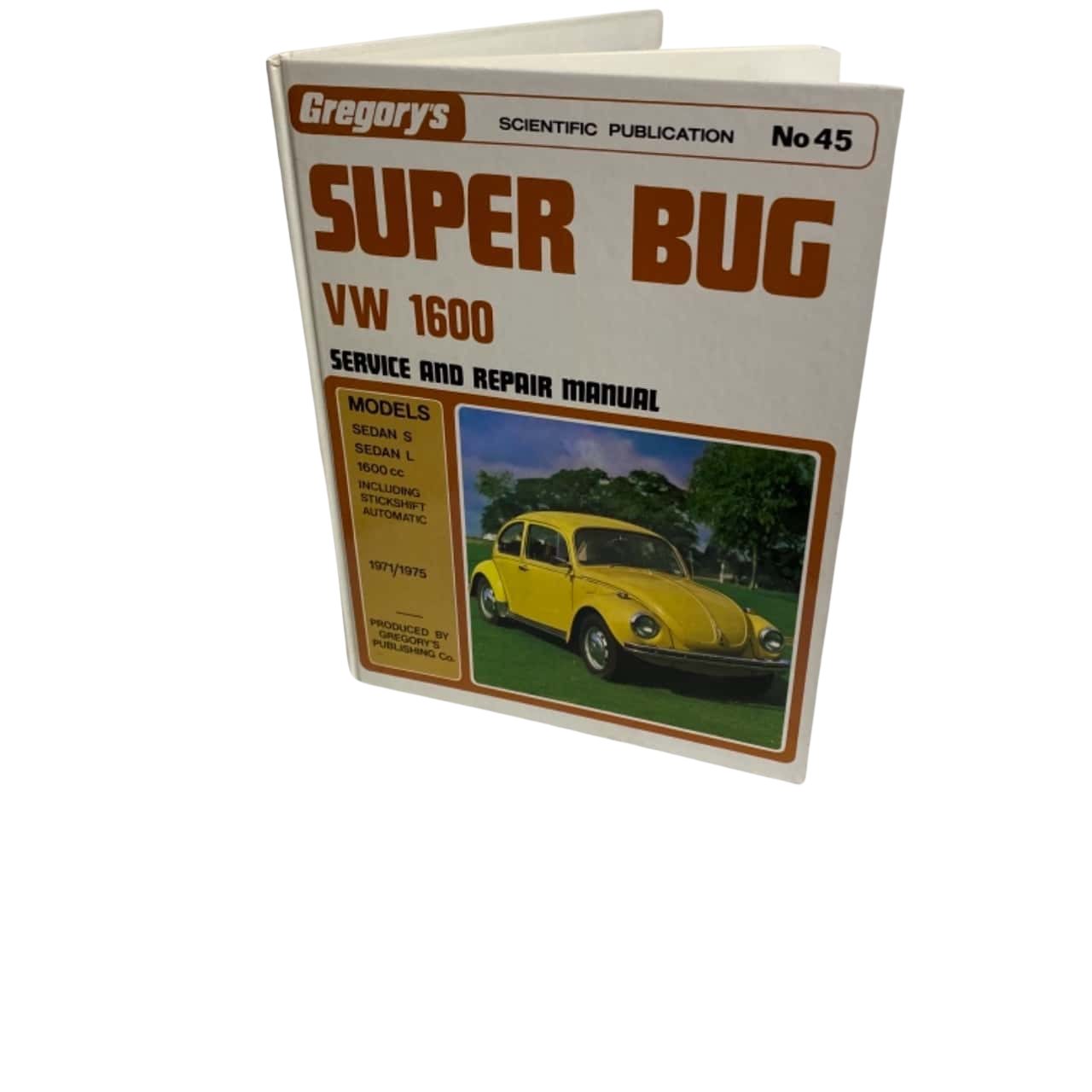 Gregory’s super bug vw 1600 service and repair manual (s)