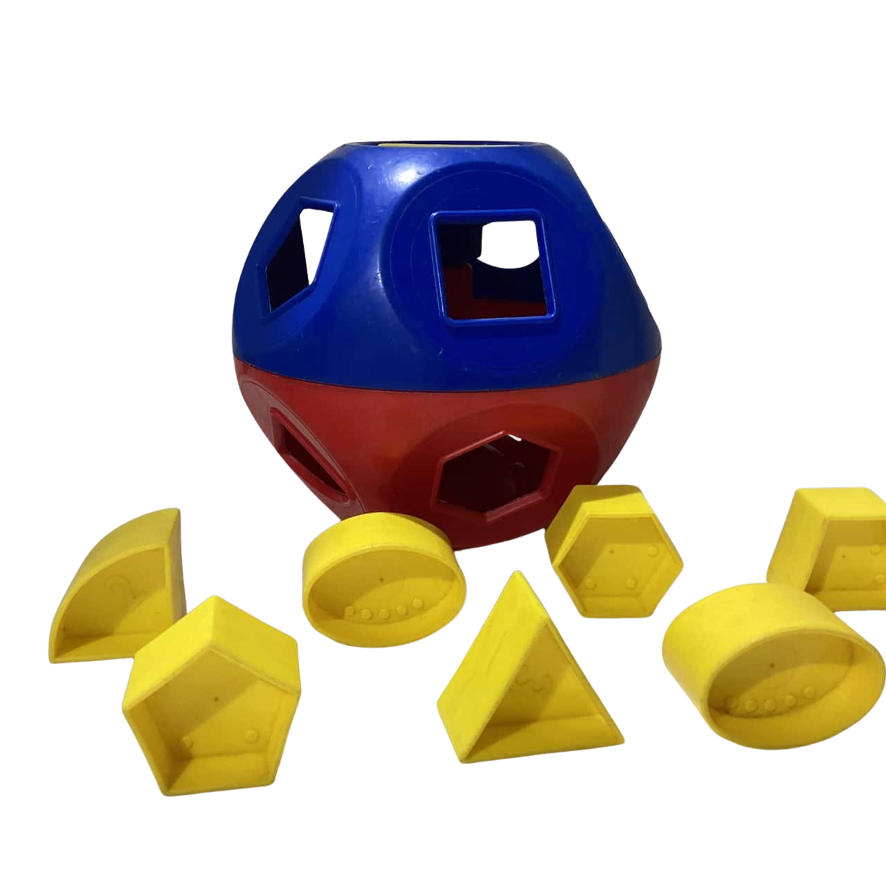 Tupperware Shape-O-Ball Toy Sorter Kids Vintage Tuppertoy Ball 7/10 ...