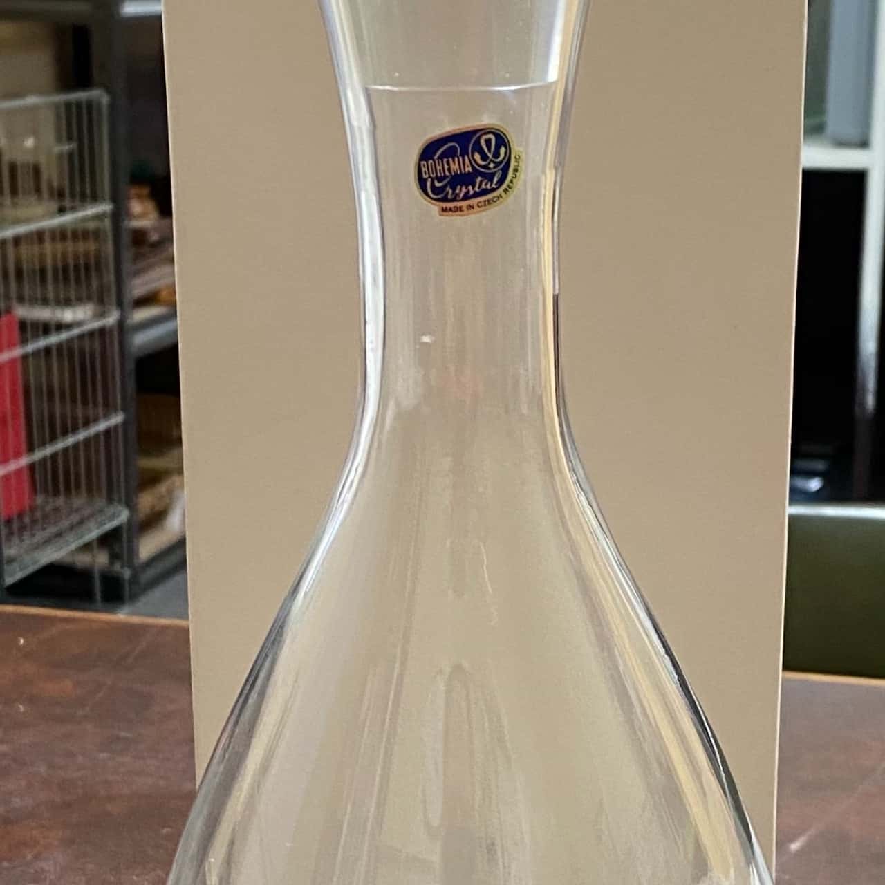 Vintage Bohemia crystal glass sherry decanter(s)