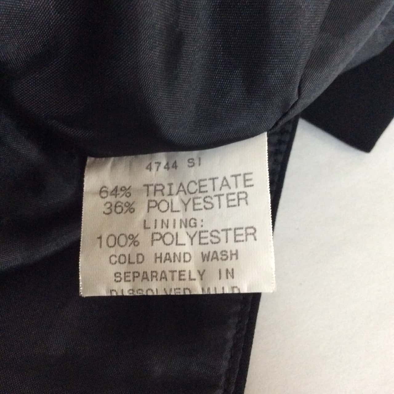 Perri Cutten Womens Size 8 Shirt Dress Black