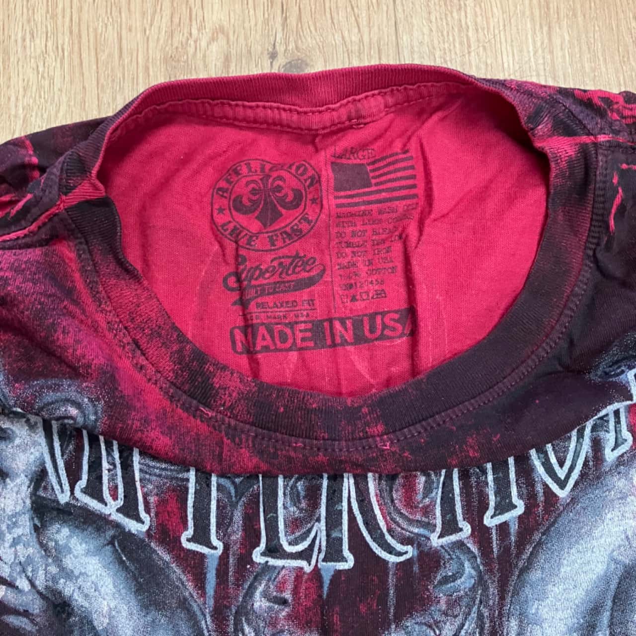 Affliction Graphic T-shirt Size L (s)