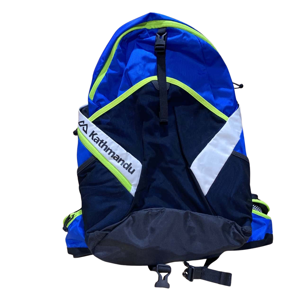 Unisex Kathmandu Backpack Black/Blue/Yellow/White (s)