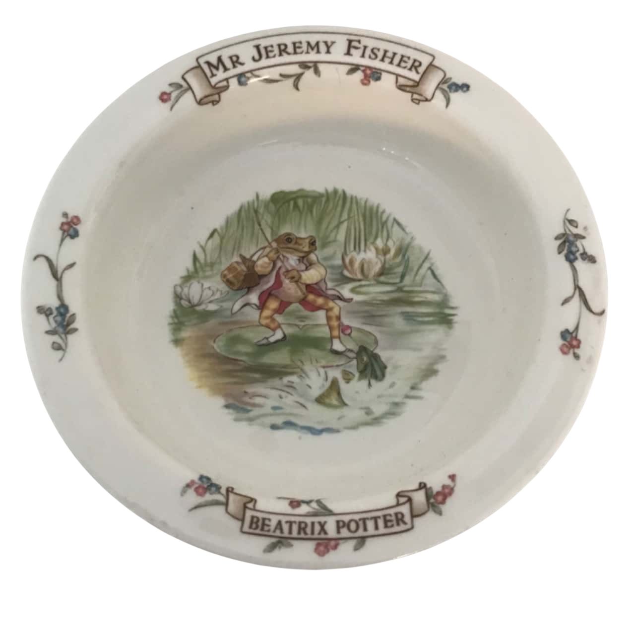 Royal Albert The World of Beatrix Potter Jeremy Fisher 1986 Pin Dish ...