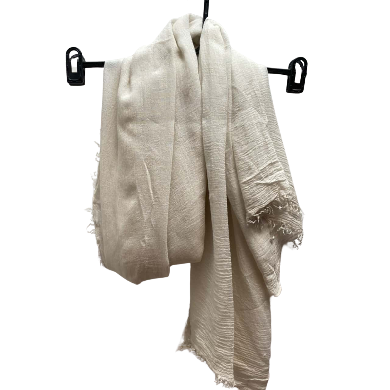 Massimo Dutti Womens Cream Scarf